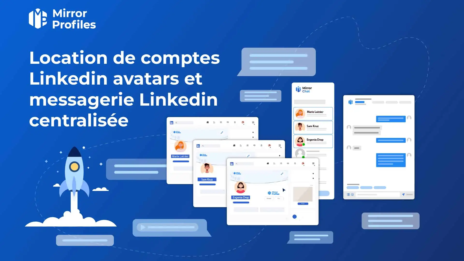 Message de Prospection LinkedIn : centralisation de vos messages | MirrorProfiles