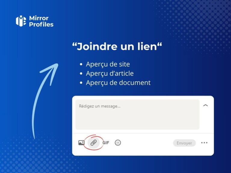Comment mettre un hyperlien sur un message Linkedin